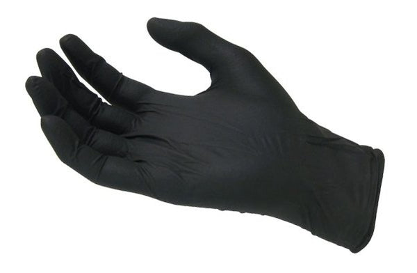 NEW: Black Shield Heavy Duty Nitrile Gloves - The Jetters Edge